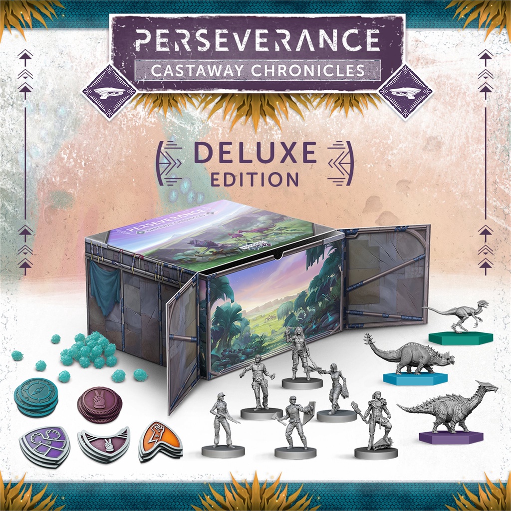 Perseverance: Castaway Chronicles Deluxe Edition Kickstarter Board Game ...
