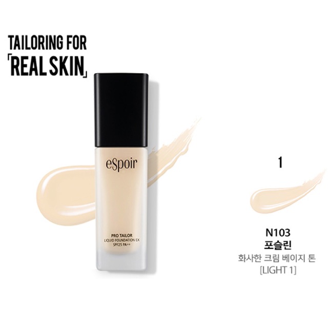 eSpoir Pro Tailor Liquid Foundation EX SPF25 PA++ | Shopee Thailand