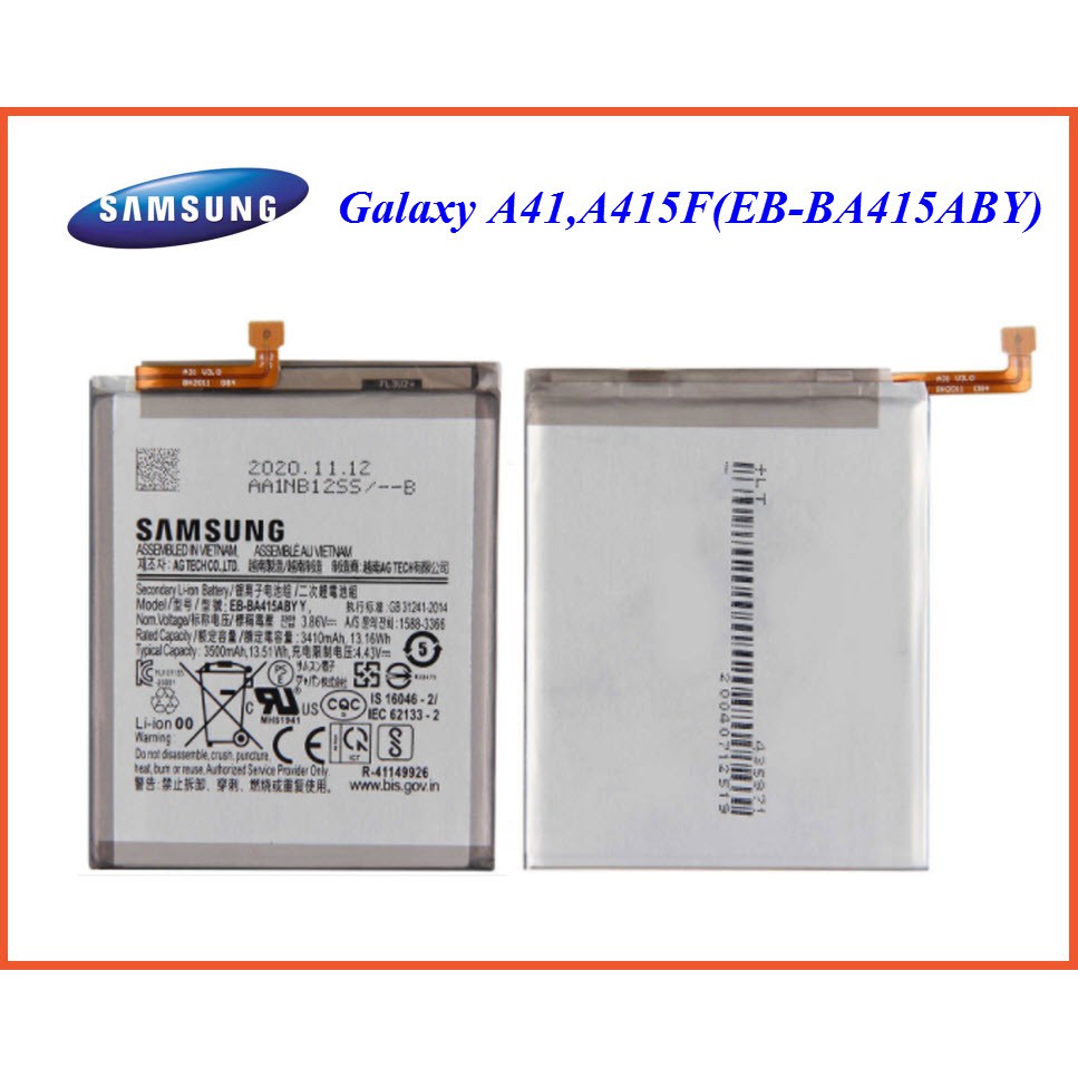 แบตเตอรี่ Samsung Galaxy A41,A415F(EB-BA415ABY) Or. | Shopee Thailand