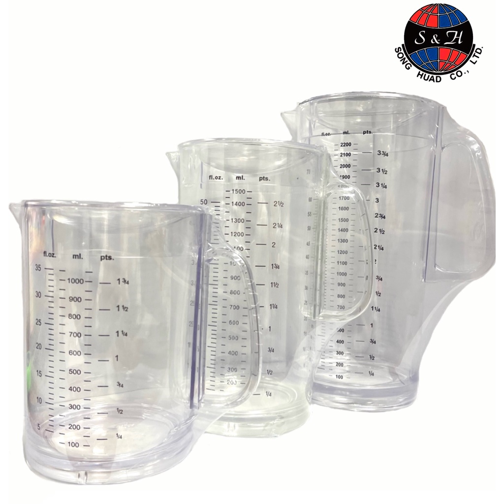 เหยือกน้ำมีขีด ขนาด 1000/1500/2200 มล. | Shopee Thailand