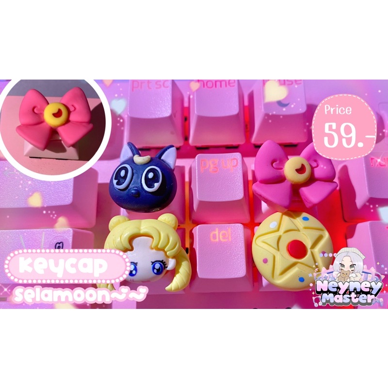 คีย์แคป Keycap Selamoon v.น้องมาแล้วนะ | Shopee Thailand