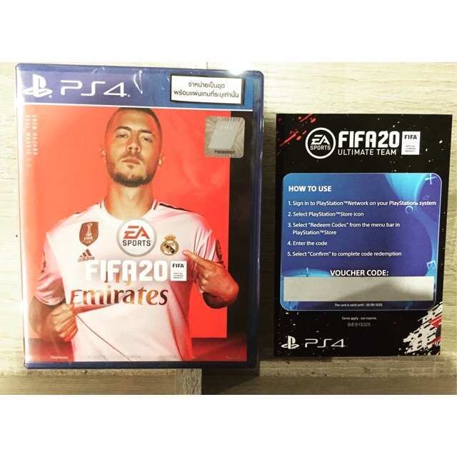 แผ่นเกมส์ FIFA 20 ของใหม่ยังไม่แกะซีล มี CODE | Shopee Thailand