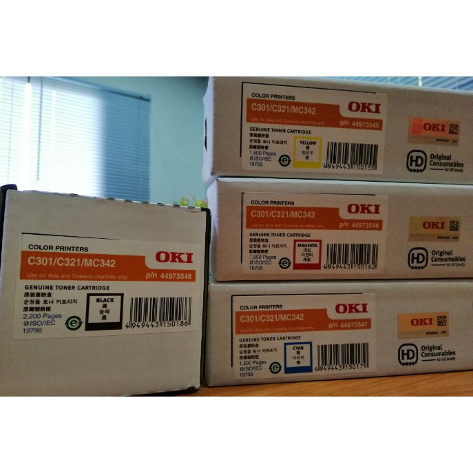 OKI GENUINE TONER CARTRIDGE for C301 / C321 / C342 ++ HD Original ...