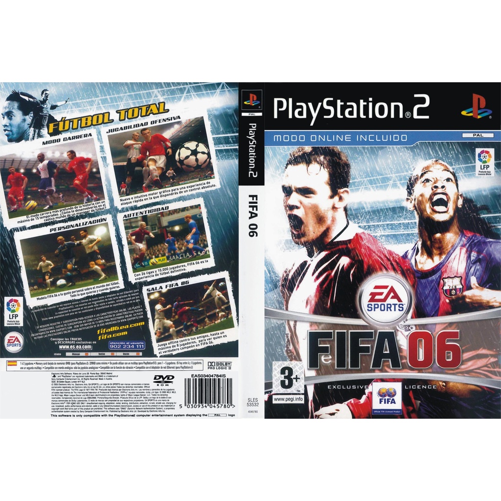 แผ่นเกมส์ PS2 FIFA 06 คุณภาพ ส่งไว (DVD) | Shopee Thailand