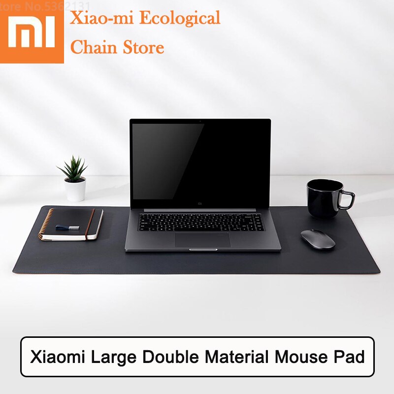 Xiaomi Super Large Double Material Mouse Pad Leather Touch Natural ...
