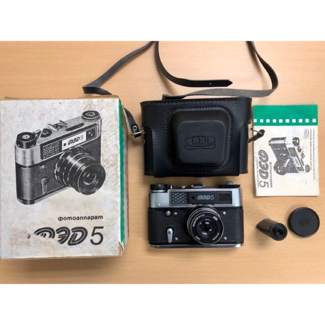 พร้อมส่ง FED 5 FULL SET สินค้าใหม่(เปิดกล่อง) พร้อมเคสหนัง เลนส์ คู่มือ ...