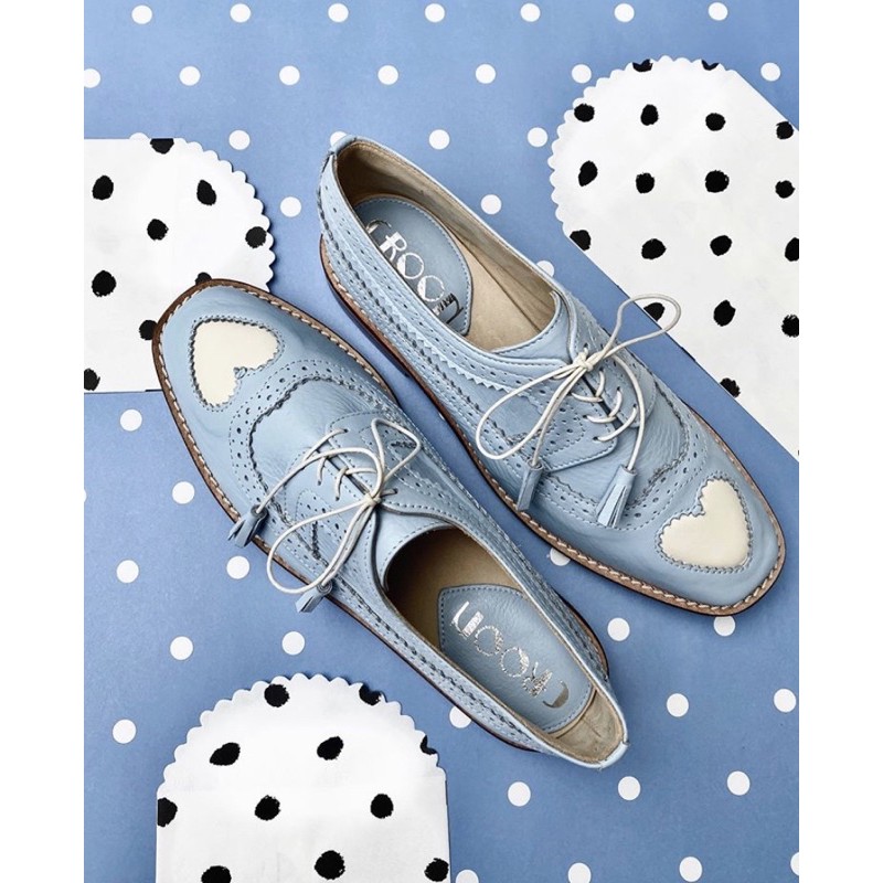 croon shoes blue 37 use like new | Shopee Thailand