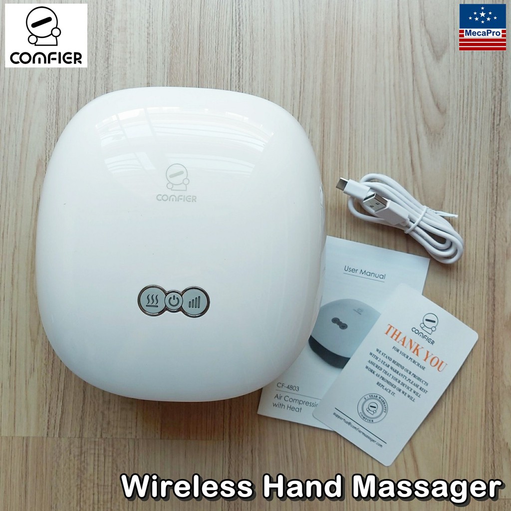 Comfier Wireless Hand Massager เครื่องนวดมือ ไร้สาย เครื่องนวดมือ ชาร์จ ...