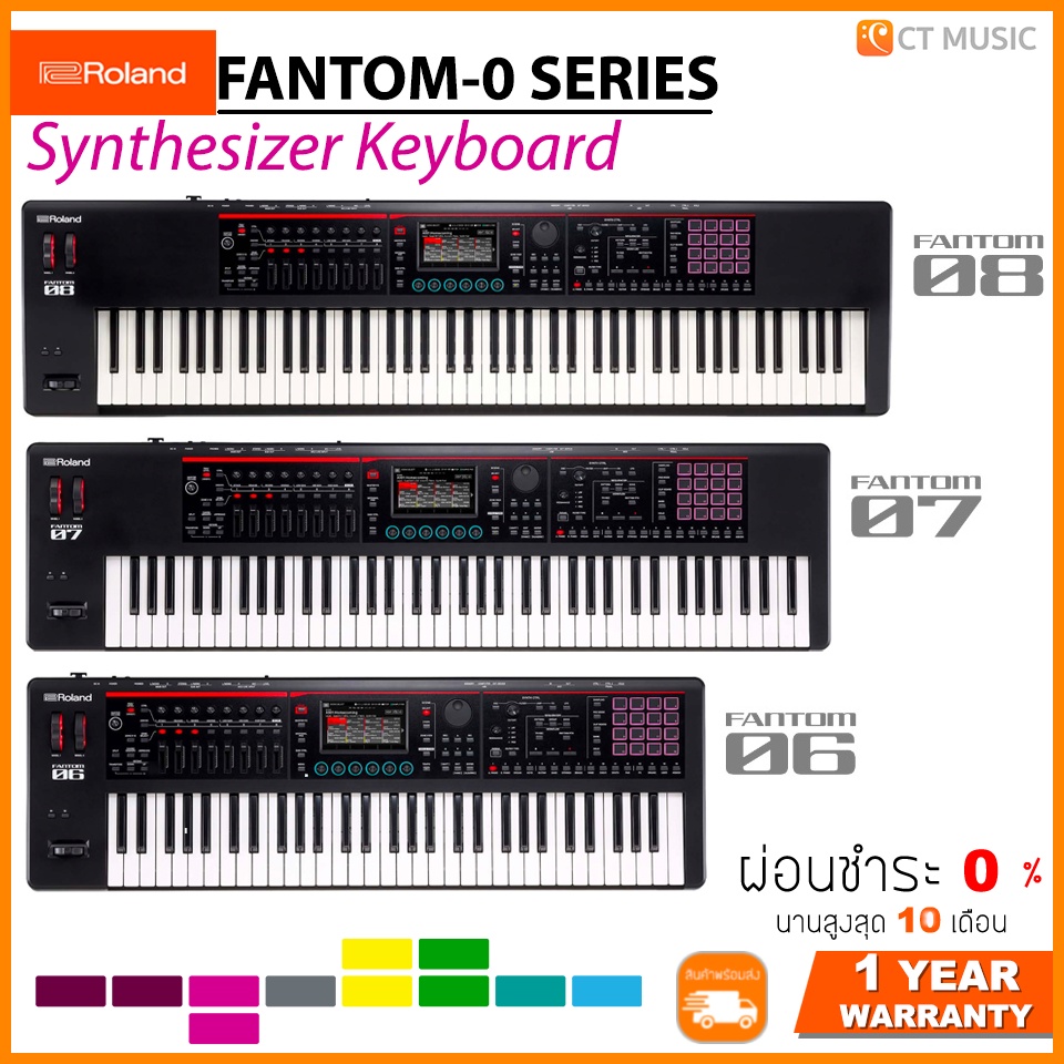 Roland FANTOM-O Synthesizer Keyboard / Roland Fantom-06 / Roland Fantom-07 / Roland Fantom-08 ...