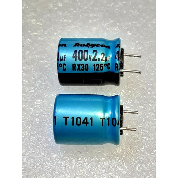 Rubycon RX30 2.2uf 400v 125° (ตัดขา) capacitor ตัวเก็บประจุ คาปาซิเตอร์ ...