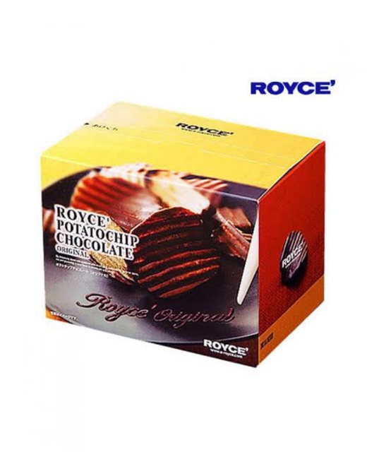 Royce Potato Chip Chocolate รส Original และ รส Mild Bitter | Shopee ...