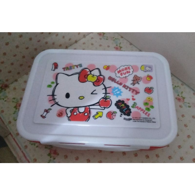 กล่องข้าว3ช่องHellokitty | Shopee Thailand