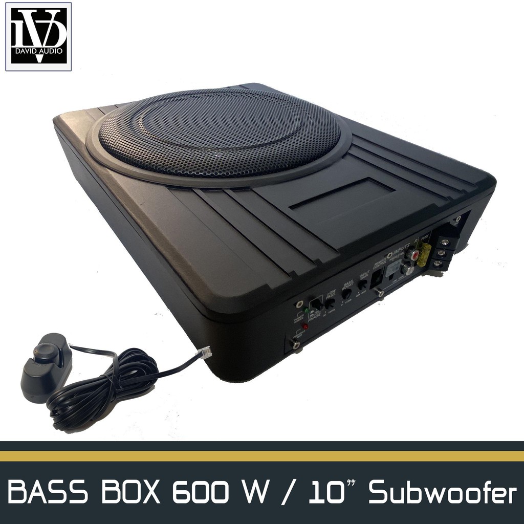 DAVID AUDIO รุ่น DV-10A ตู้ลำโพงซับเบส Subbox Bassbox ซับบอกซ์ เบสบ็อกซ์, ซับใต้เบาะ 10 นิ้ว มี ...