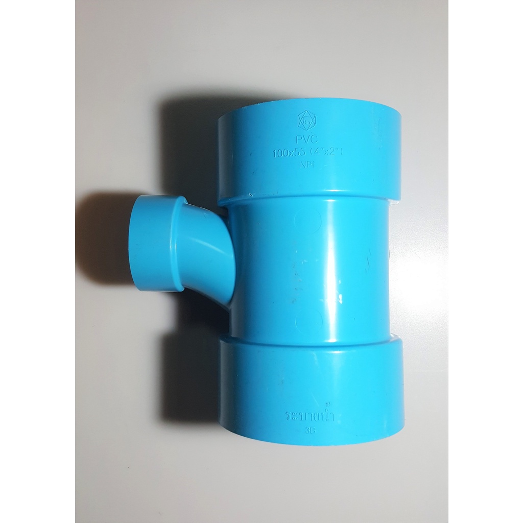SCG สามทางลด ทีวาย 90 องศา พีวีซี ตราช้าง PVC TY 4"x 3" , 4"x 2 1/2 ...
