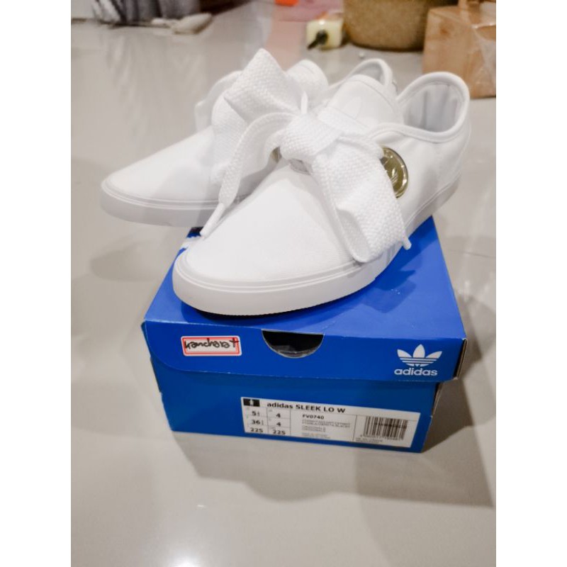 Adidas Sleek Lo White | Shopee Thailand