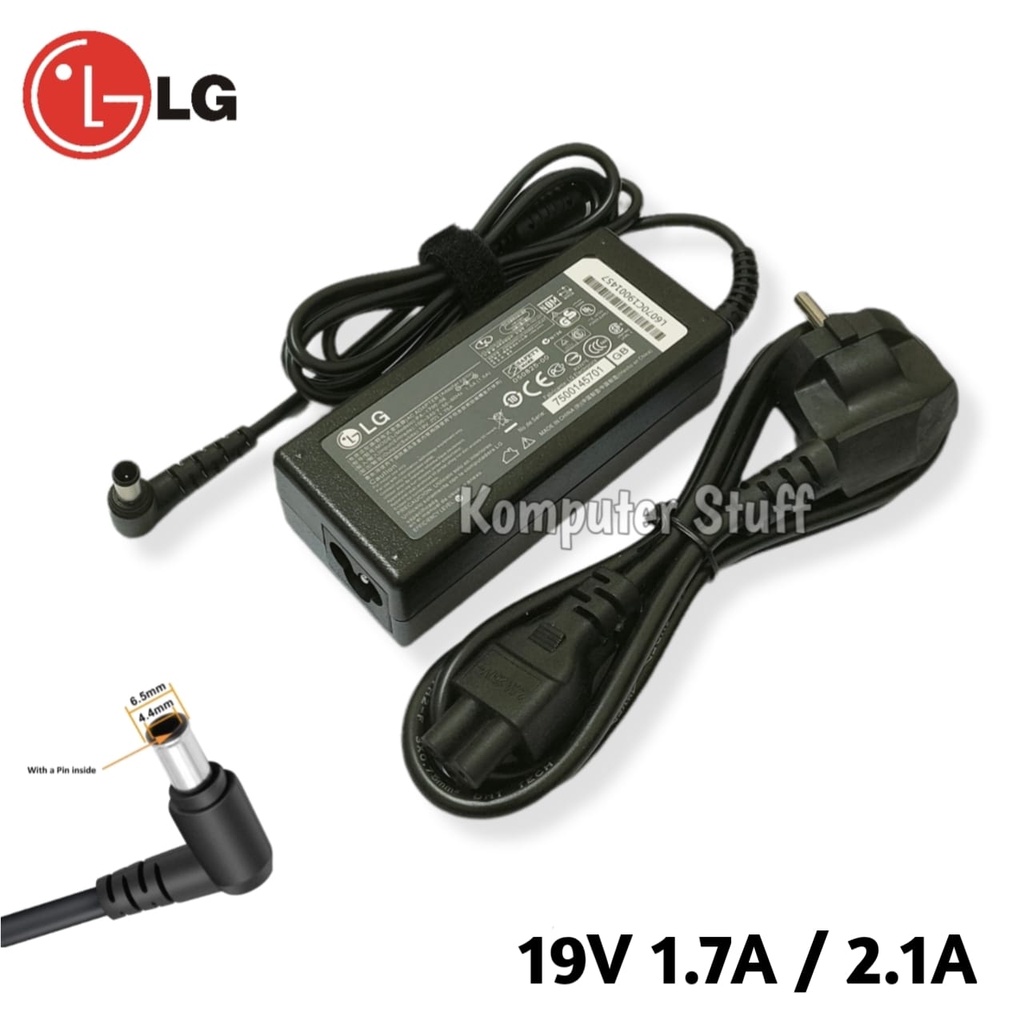 LG 19V 2.1A / 19V 1.7A LCD TV / Monitor LED โทรทัศน์ Adapter Charger ...
