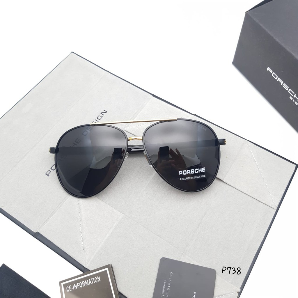 แว่นตาแฟชั่นผู้ชาย / แว่นตาผู้ชาย Porsche Design P738 Super & Free ...