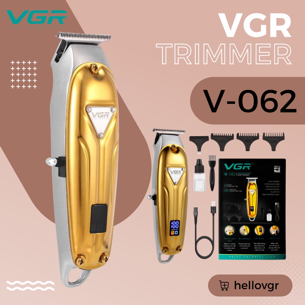 ปัตตาเลี่ยนแบบไร้สาย VGR รุ่น V-062 (สินค้าพร้อมส่ง) | Shopee Thailand