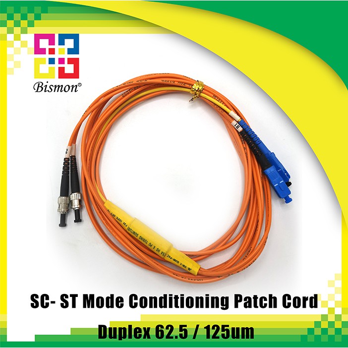 สาย SC- ST Mode Conditioning Patch Cord Multimode Duplex 62.5 / 125um ...