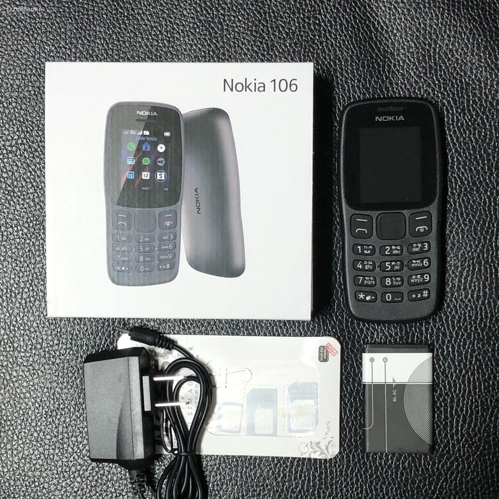 โทรศัพท์มือถือโนเกีย☊ โทรศัพท์มือถือโทรศัพท์ปุ่มกด NOKIA PHONE 106 4G ...