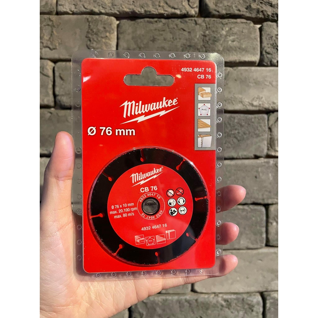 ใบตัดอเนกประสงค์คาร์ไบด์ 3 นิ้ว Milwaukee รุ่น 4932 4647 16 (1ใบ/แพค ...