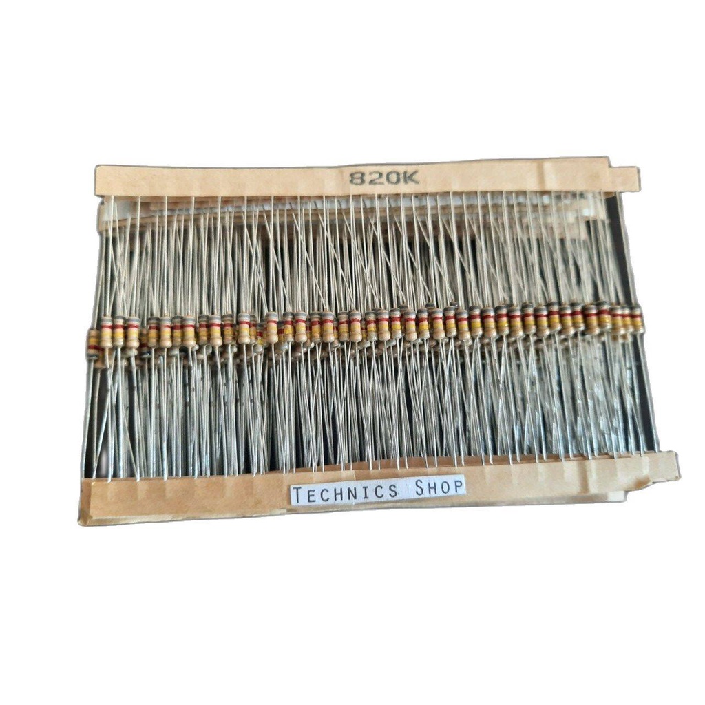 🔥ลด 50% ใส่โค้ด INC8LZ3🔥 ตัวต้านทาน 820 Kโอห์ม 1/4W จำนวน 20 ตัว ...