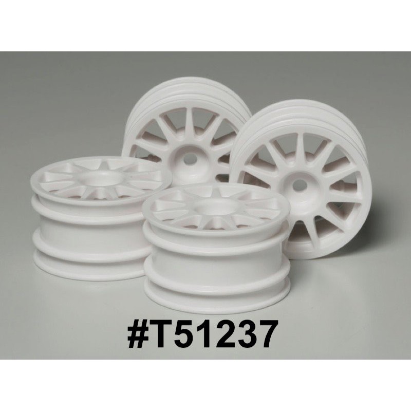 TAMIYA 51237 M-CHASSIS 11-SPOKE WHEELS 4PCS. (WHITE) | Shopee Thailand