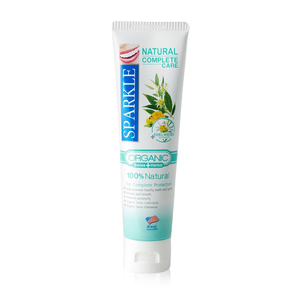 ของแท้/พร้อมส่ง Sparkle Natural Complete Care Toothpaste 100g.สปาร์คเค ...