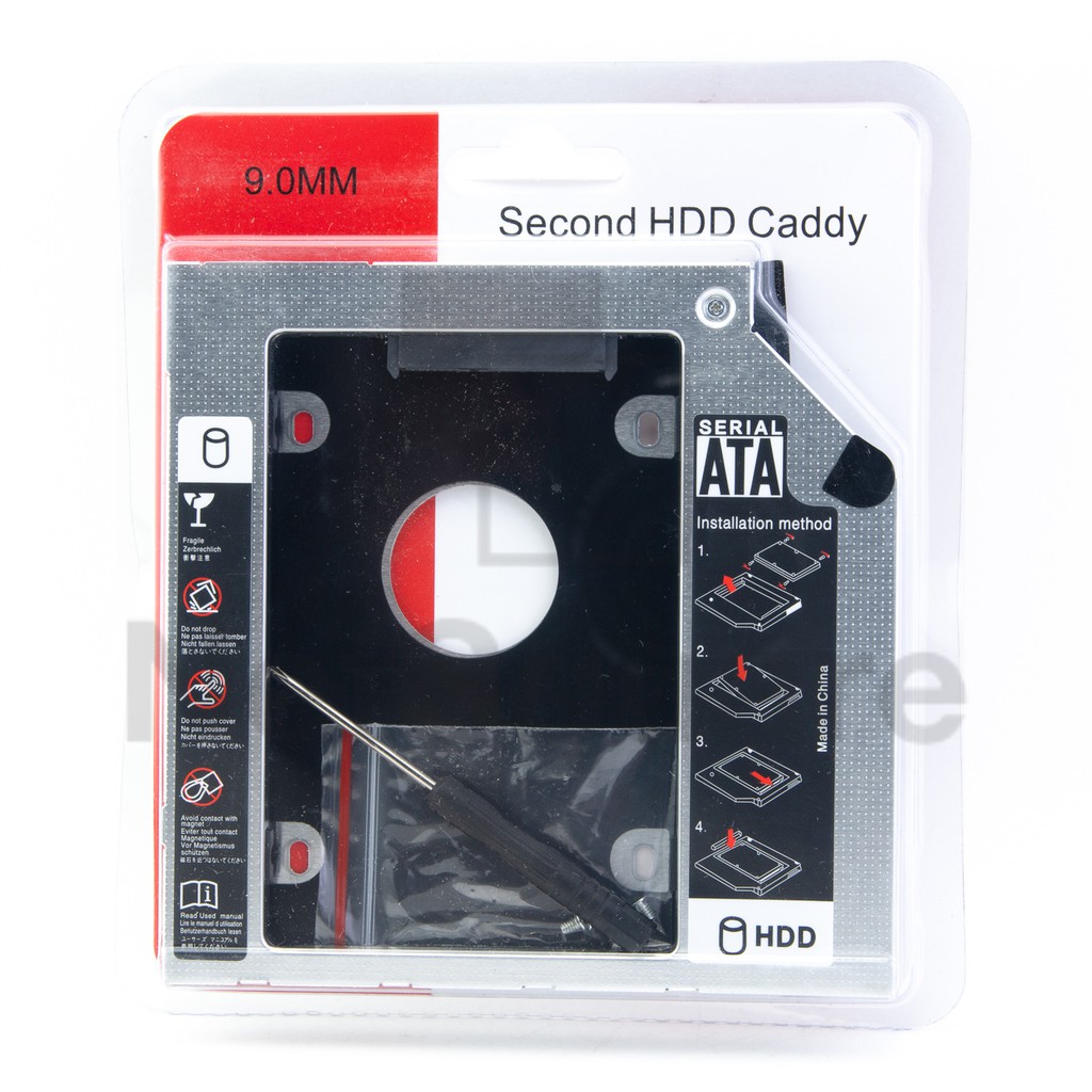 HDD Tray SDD SATA DVD Hard Drive Second Caddy ถาดแปลงเพิ่มฮาร์ดดิสก์ใน ...