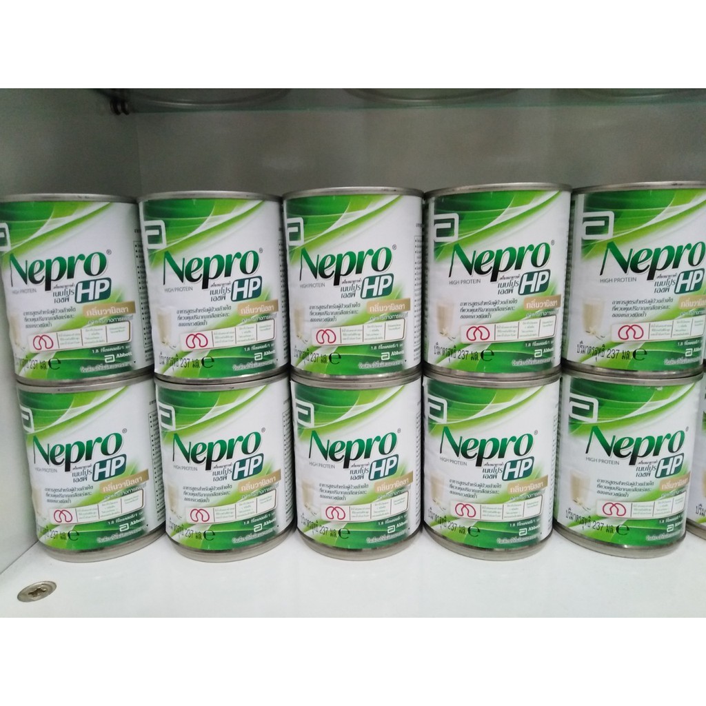 Nepro HP 237 ml. เนบโปร เอชพี กลิ่นวนิลา สำหรับผู้ป่วยล้างไต | Shopee ...