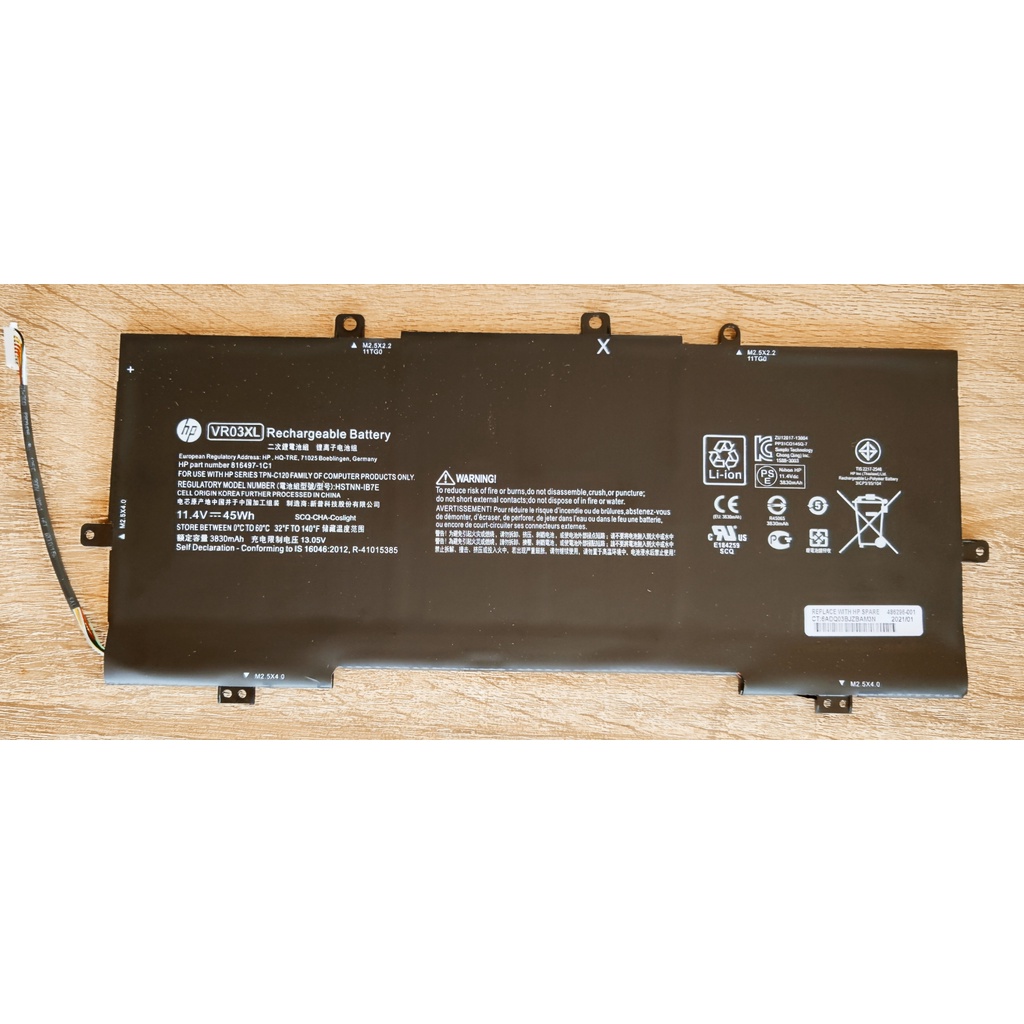 แบตเตอรี่แท้ For HP VR03XL HP Envy 13 Series 13-D046TU 13-D051TU 13 ...
