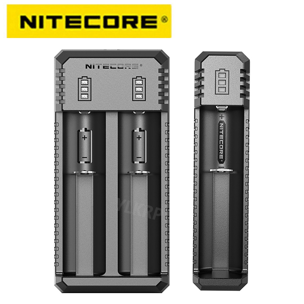 NITECORE UI1 UI2 เครื่องชาร์จแบตเตอรี่ Li-ion เข้ากันได้กับ 26650 20700 21700 18650 16340 14500 ...
