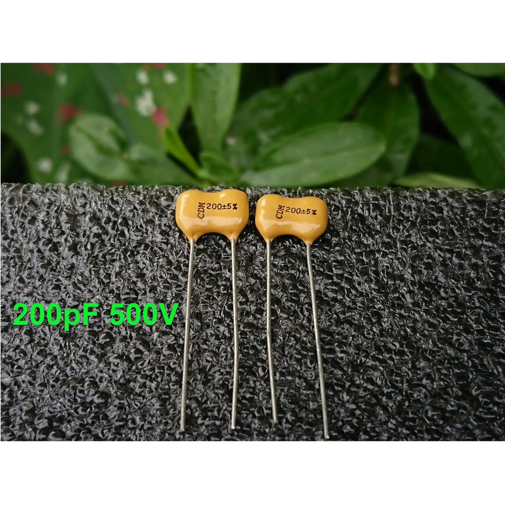 200pf 500V 5% Silver Mica CDM Capacitor (5.9mm) | Shopee Thailand