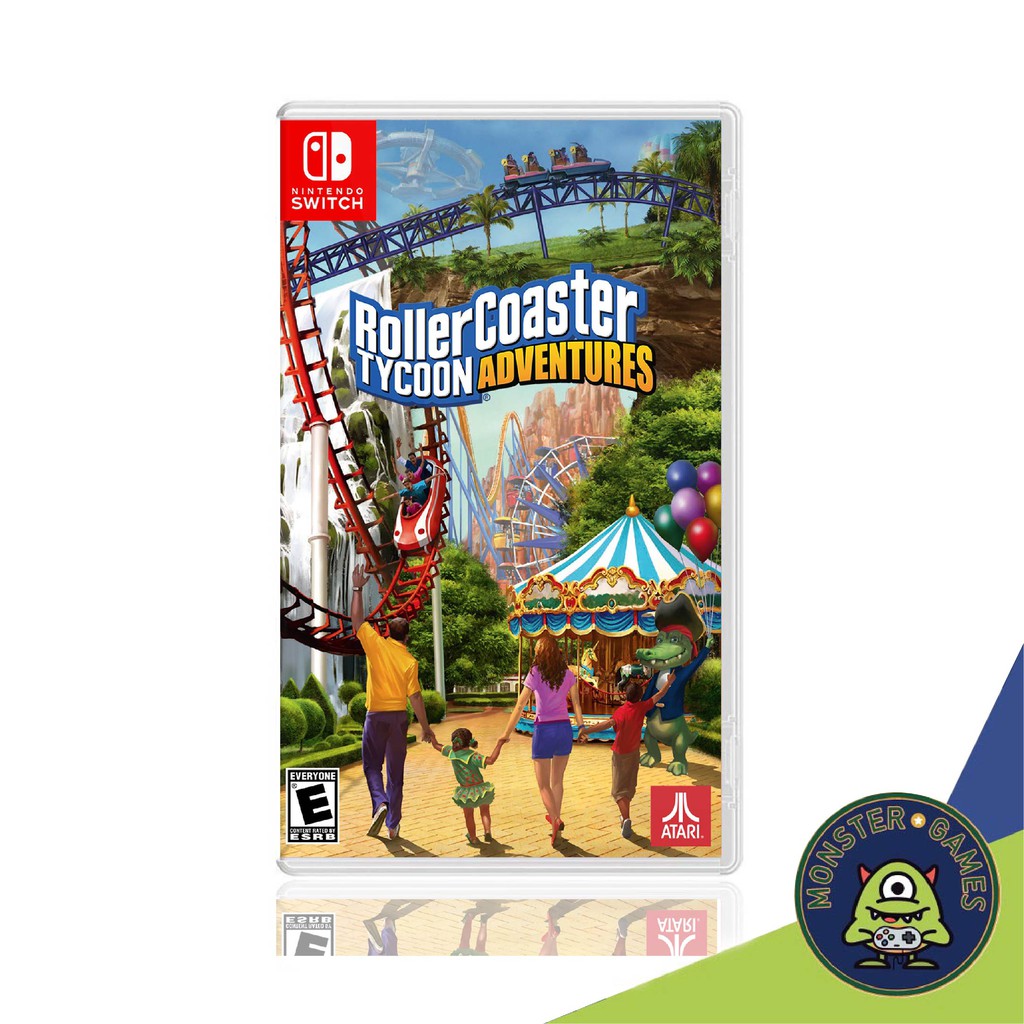 **โค๊ด ALLGMS12 ลด 80.-** Roller Coaster Tycoon Adventures Nintendo ...