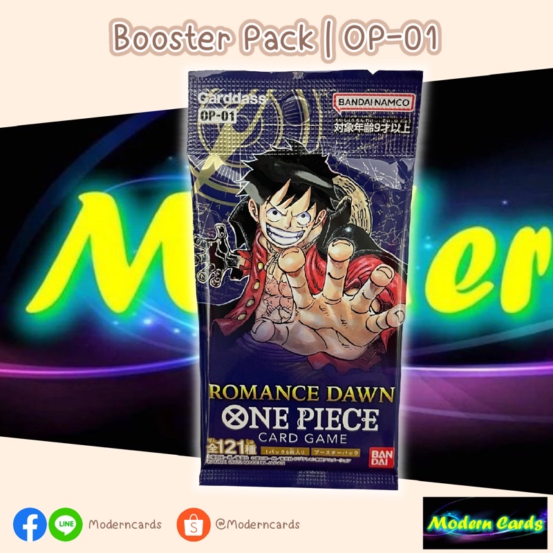 Booster Pack | Romance Dawn One Piece OP-01 | Shopee Thailand