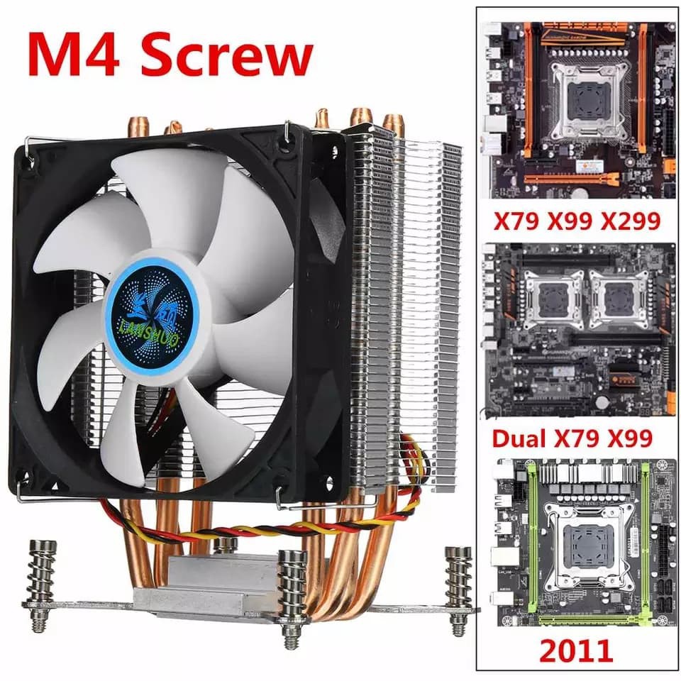 CPU COOLER intel lga2011 4heat pipe 3pin | Shopee Thailand