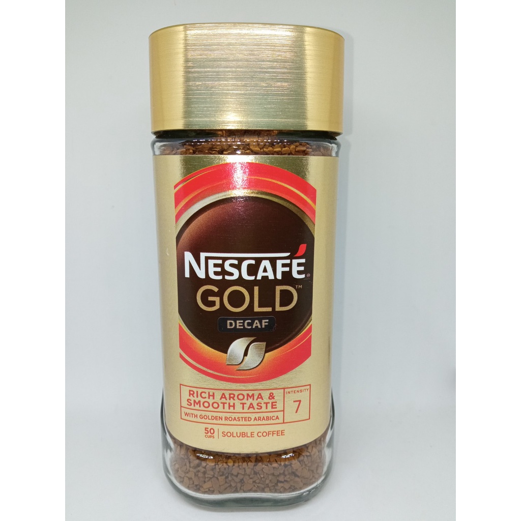 Nescafe Gold Decaf เนสกาแฟ ดีแคฟ (Rich&Smooth)100g No7 ( Made in Korea ...