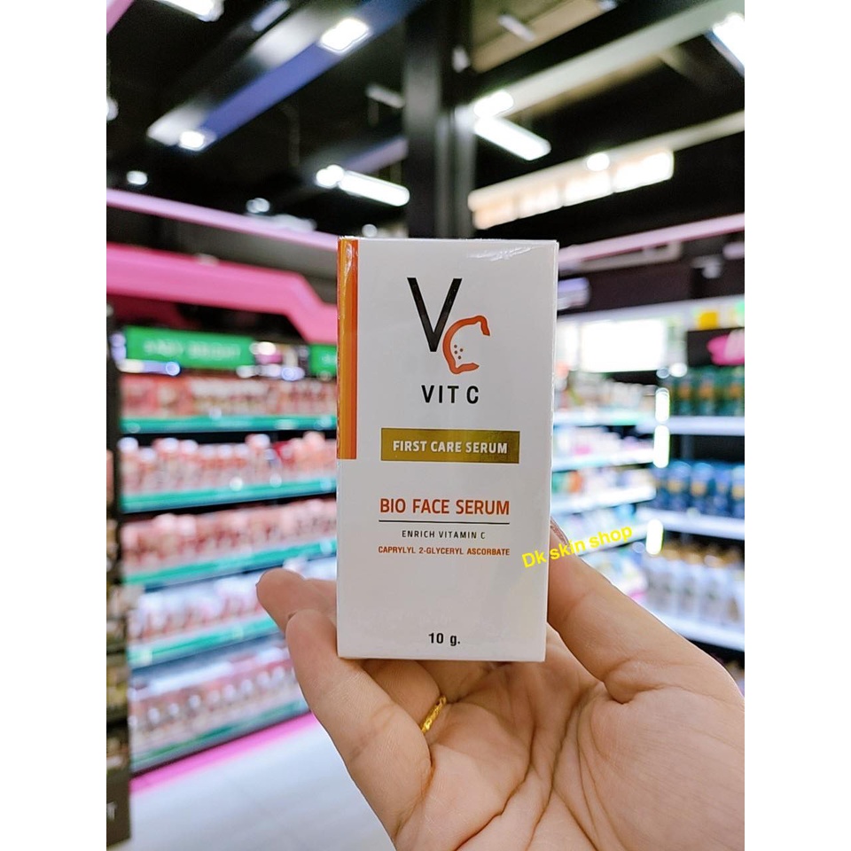 เซรั่มวิตซีน้องฉัตร VC Vit C Bio face Serum (10 ml.) | Shopee Thailand