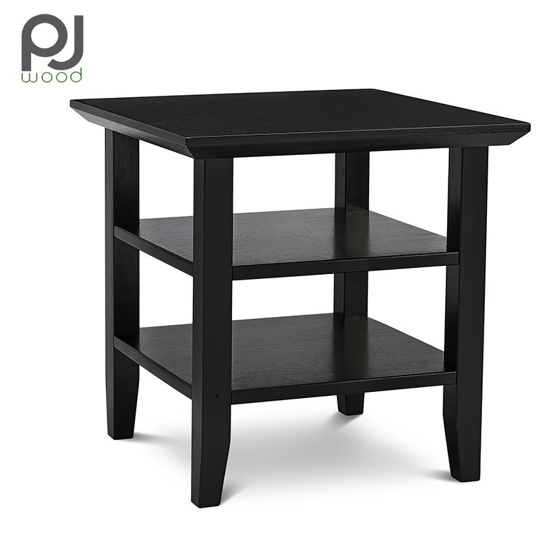 PJ Wood โต๊ะวางข้าง แบบเหลี่ยม 3 ชั้น | Shopee Thailand