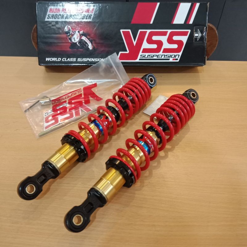 โช้คหลัง(YSS)DTG-PLUS(340)WAVE100,110.S,Z,125,S,Rสีทอง/แดงGOLD/REDรหัสสินค้า:RB220-340T-38-35P ...