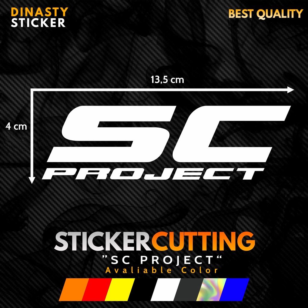 สติ๊กเกอร์สติ๊กเกอร์ CUTTING ยี่ห้อ SC PROJECT STICKER LOGO EMBLEM ...