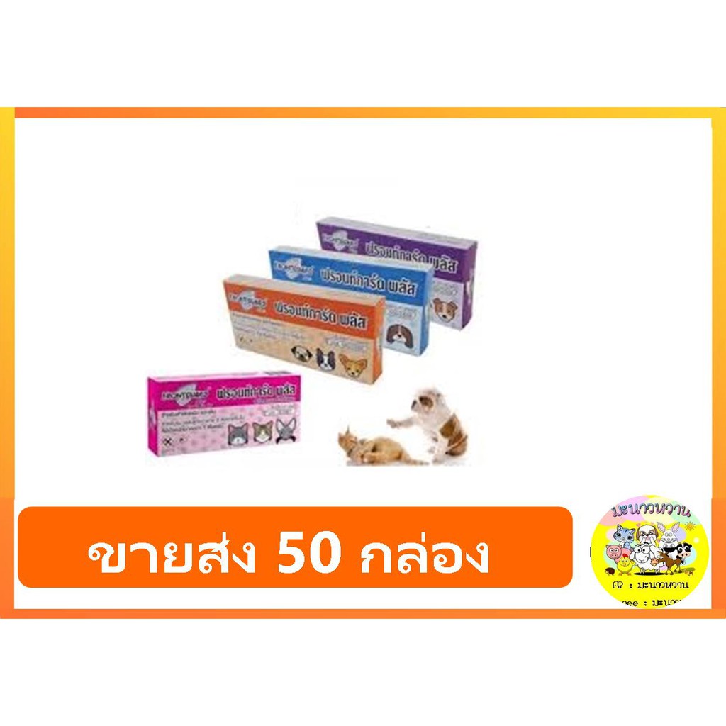 Frontguard Plus มีทั้งสุนัขและแมว 50 กล่อง/หลอด | Shopee Thailand