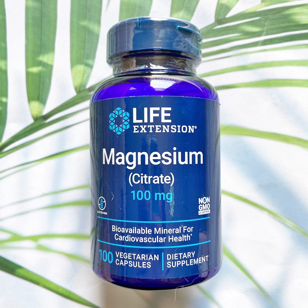 (Life Extension®) Magnesium Citrate 100 mg 100 Vegetarian Capsules ...