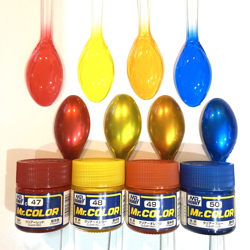 Mr.COLOR Clear Color สีเคลียร์ สีใส สีเคลือบใส สีเมทาลิค | Shopee Thailand