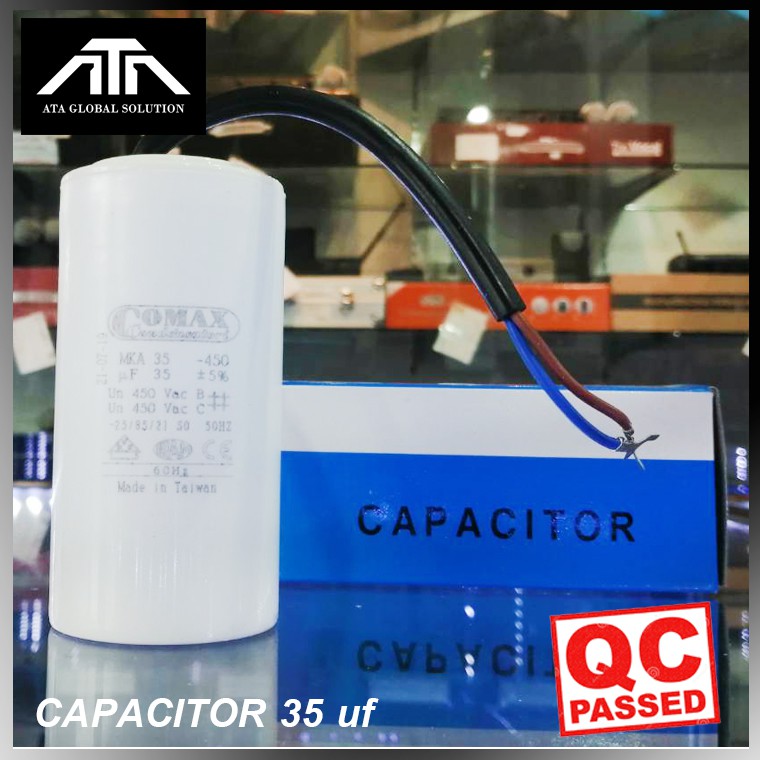 อะไหล่เครื่องซักผ้า คาปาซิเตอร์ 35 ไมโคร CAPACITOR CAP คอนแดนเซอร์ ใช้ ...