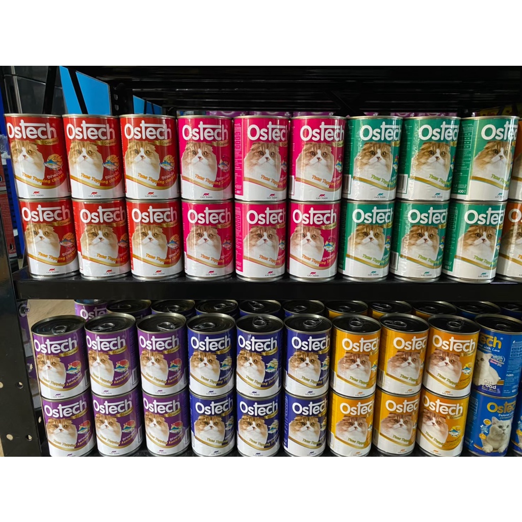 Ostech ออสเทค โกเม่ อาหารแมวกระป๋อง สำหรับแมว ขนาด 400 กรัม | Shopee ...