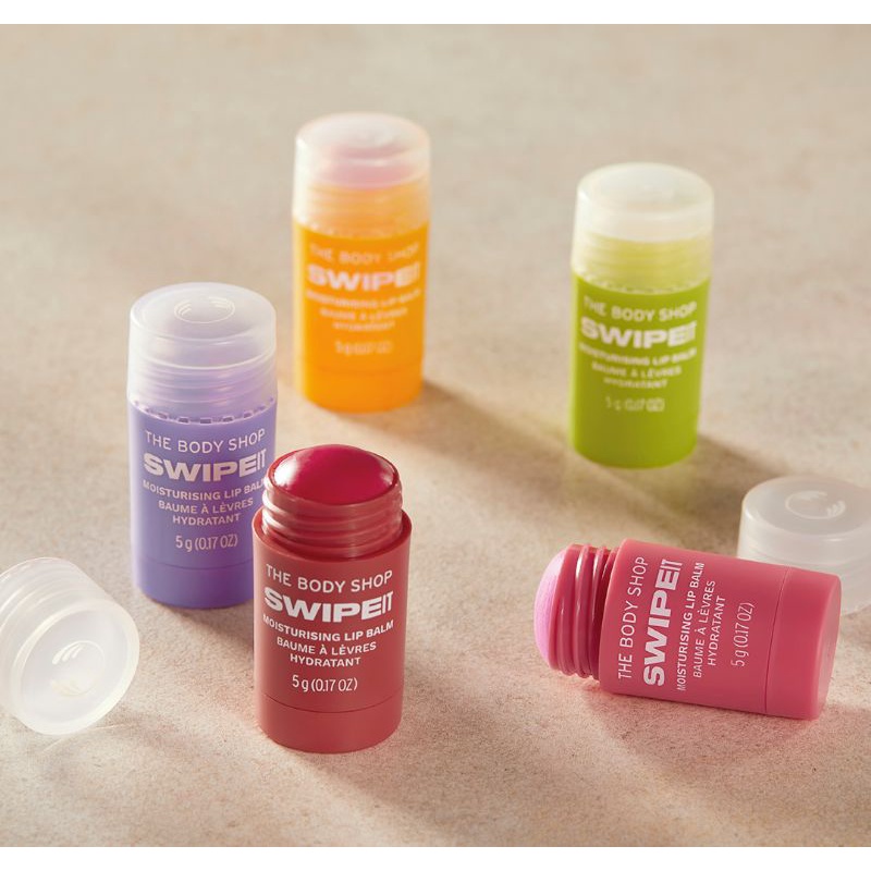พร้อมส่ง THE BODY SHOP SWIPE IT MOISTURISING LIP BALM 5G | Shopee Thailand