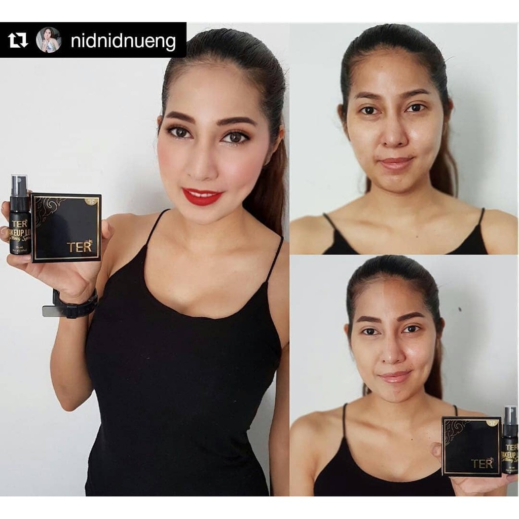 TER UV PROFESSIONAL MAKE UP POWDER แป้งเฑอ แถมสเปรย์เมคอัพล็อค | Shopee ...