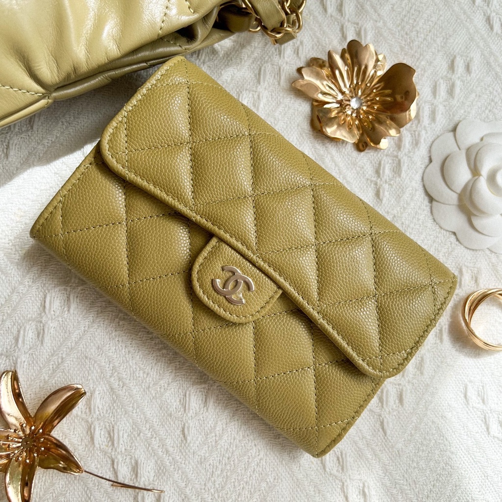 CHANEL Medium Wallet ของแท้ 100% [ส่งฟรี] | Shopee Thailand