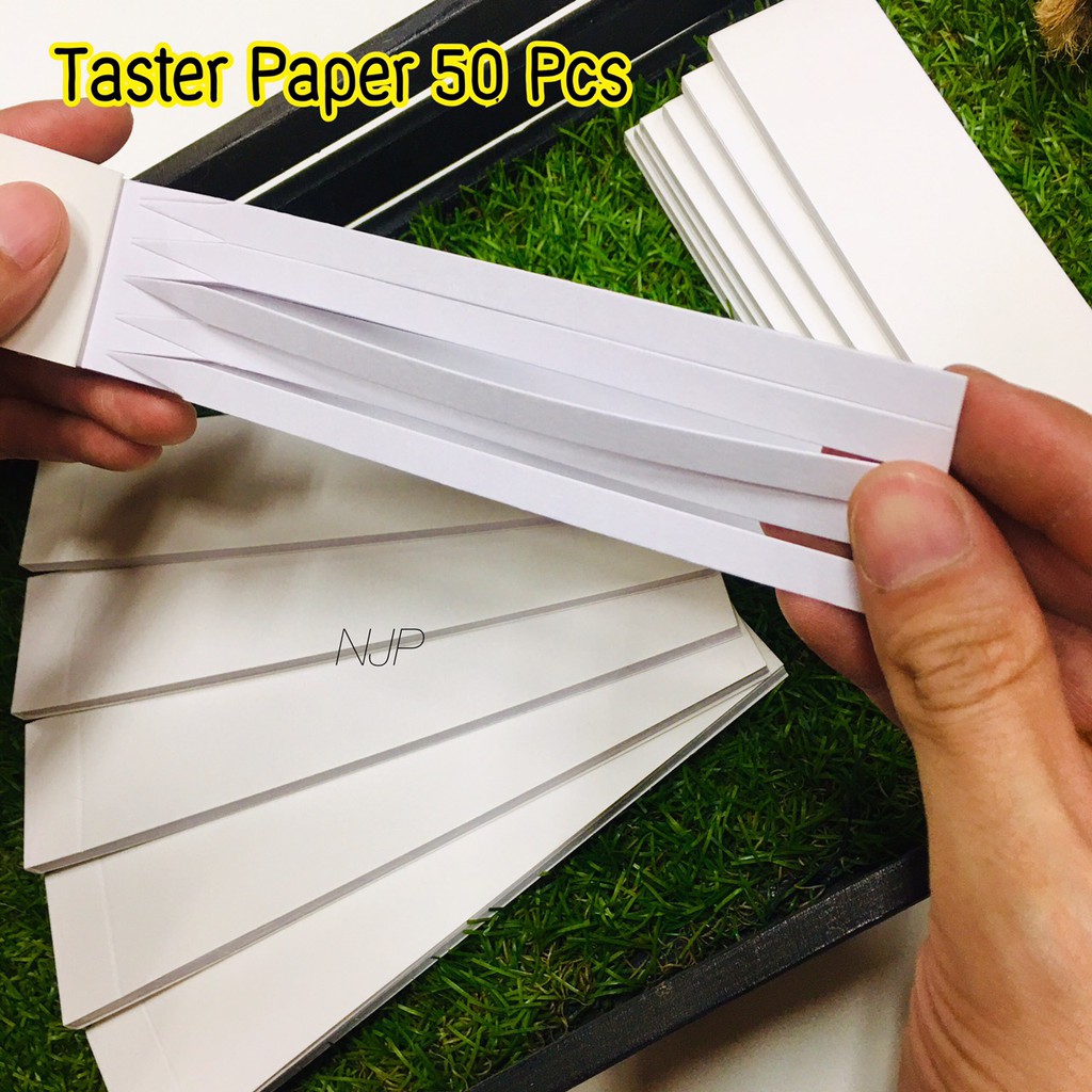Tester Paper กระดาษเทสกลิ่นน้ำหอม 1 เล่ม(50 ชิ้น) แบบไม่มีลาย/มีลาย ...